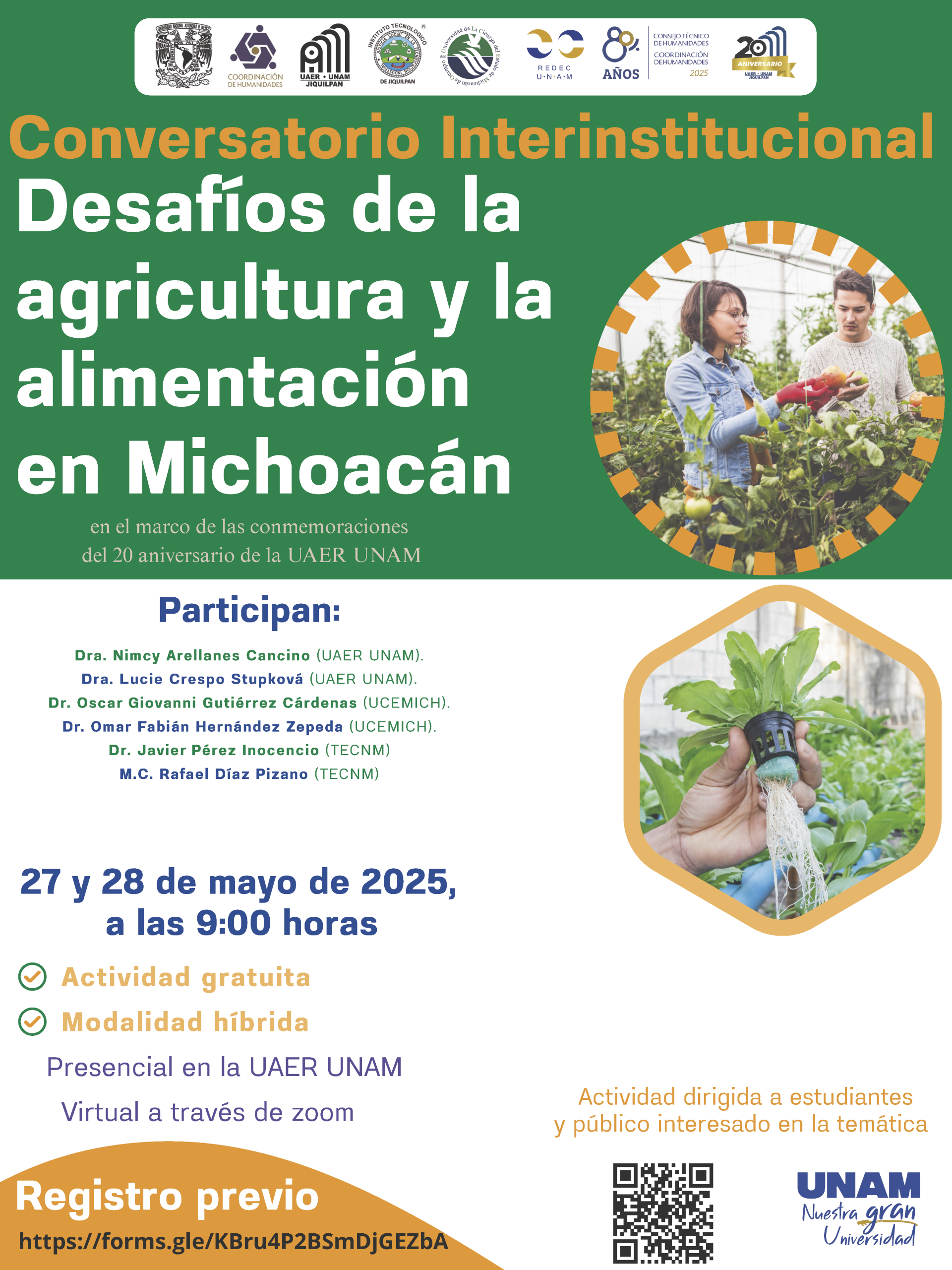 Conversatorio Interinstitucional - UAER - UNAM